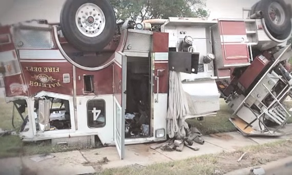 Fire Apparatus Rollover Accident Video - National Volunteer Fire Council