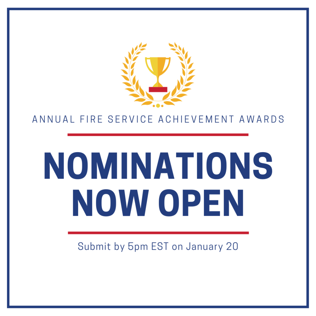 Nomination Period Now Open for the NVFC’s Fire Service Achievement ...