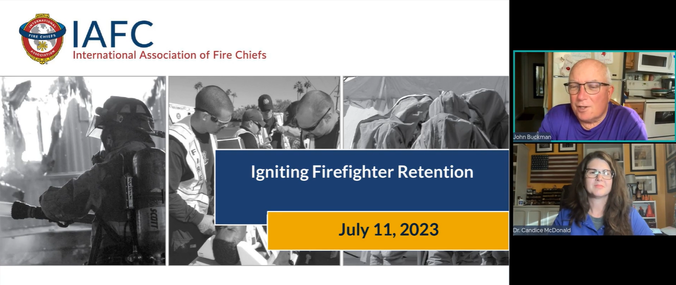 NVFC Discusses Firefighter Retention in IAFC Webinar - National ...
