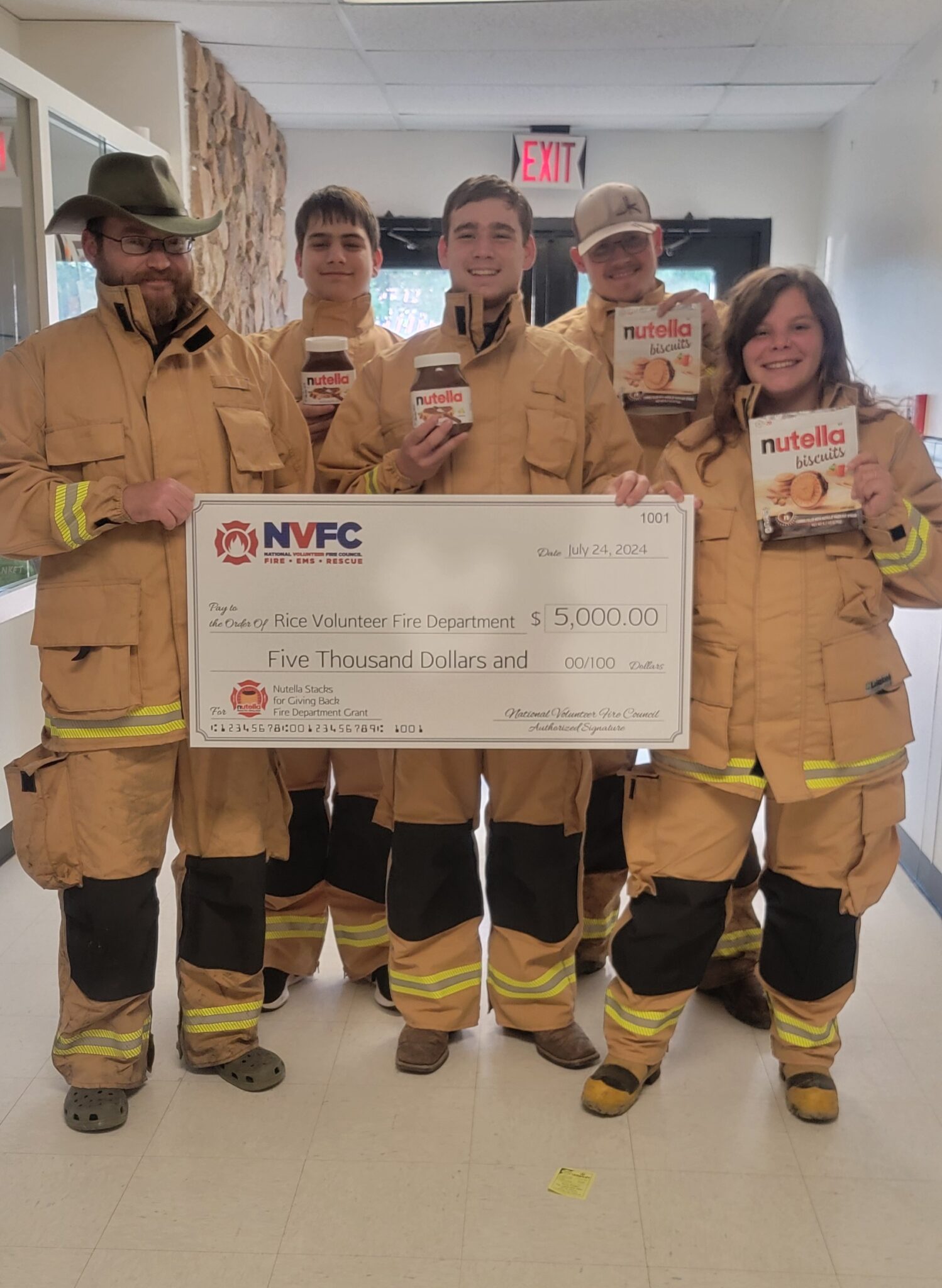 Nutella® Stacks for Giving Back - National Volunteer Fire Council